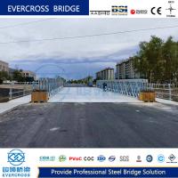 China HD200 High Strength Temporary Prefabricated Steel Bailey Bridge - 30-200ft Spans, 10100 kN*m Bending Capacity for sale