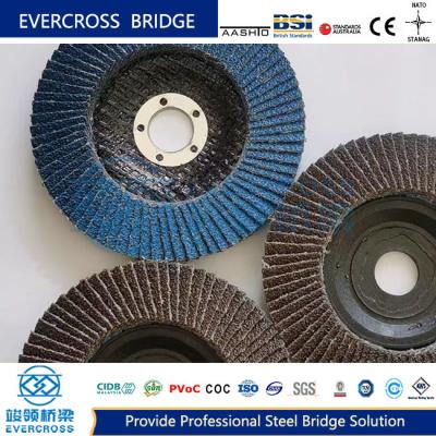 China 60 Grit Flap Disc 100mm Calcined Bladed Polishing Wheel for Rust Removal and Surface Finishing for sale