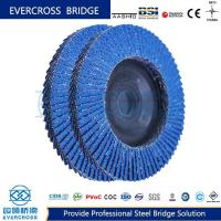 China 100mm Flap Disc Calcined Bladed Polishing Wheel for Rust Removal and Surface Finishing for sale