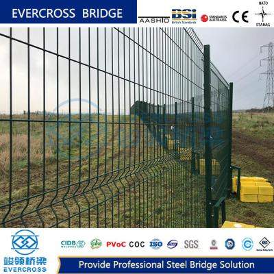 China Powder Coated Steel Protective Nets and Fences - 2m to 3m Panels with 3.0-5.0mm Wire Diameter for sale