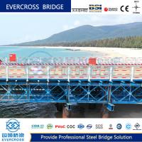 China Bailey Trestle Bridge High Strength Load Bearing Capacity 60m Span Steel Modular for sale