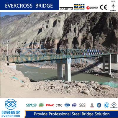 China GWD Type Modular Steel Bridge with 300m Single Span and MLC110 Load Capacity for Heavy Vehicles for sale
