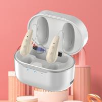 China BTE CIC Rechargeable Hearing Aid Touch Induction Type Compact Hearing Device Designed for Wireless and Long Battery Life for sale