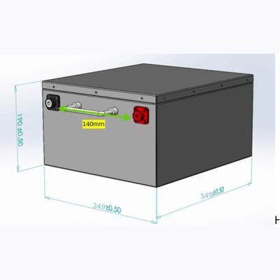 China 12V 300Ah RV Deep Cycle Battery For Camper Trailer Motorhome Underseat for sale