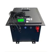 China 520*268*220mm Golf Cart LiFePO4 Battery 100A Continuous Discharge Current for sale