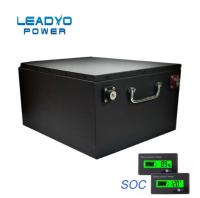 China Metal Case 48 Volt Lithium Ion Battery , RS232 / RS485 30ah Golf Cart Batteries for sale