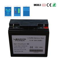 China Lifepo4 Deep Cycle Batteries , ABS Case 12V 20ah Rechargeable Lithium Batteries for sale