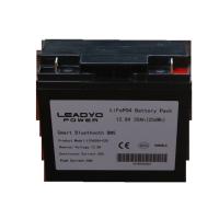 China Lifepo4 Deep Cycle Batteries , ABS Case 12V 20ah Rechargeable Lithium Batteries for sale
