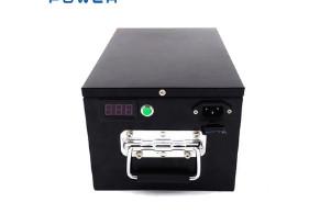 China Durable Steel Case 48V 50Ah Lifepo4 Golf Cart Battery Rechargeable With Handle for sale
