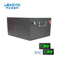 China Golf Cart Customized 48V 200Ah Lithium Ion Batteries Rechargeable With LCD for sale