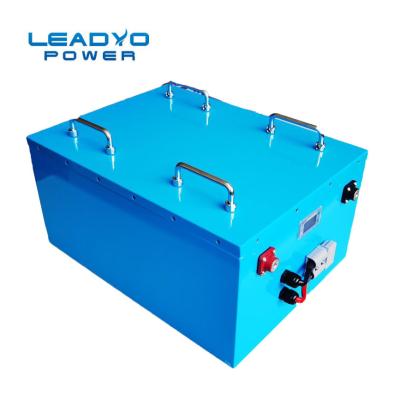 China Smart BMS Lithium Golf Cart Batteries 36V 50Ah 100A LiFePO4 Battery Pack for sale