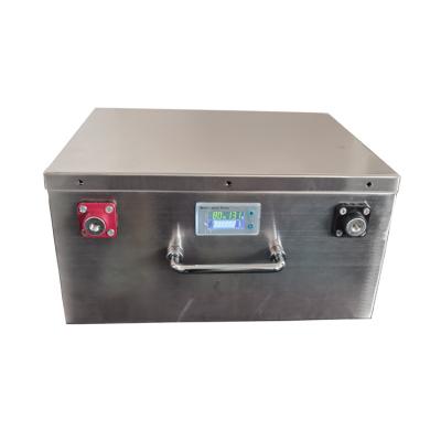 China Custom Lithium 72V 50Ah LiFePO4 Battery For Auto Rickshaw Electric Motorbike Battery with LED display for sale