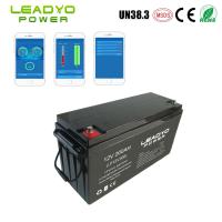 China Rechargeable IP66 Lithium ion Marine Battery 12V 200Ah  LiFePO4 Deep Cycle Batteries with Smart App for sale