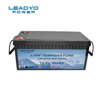 China Rechargeable Low Temperature Lithium ion Marine Battery 12V 200Ah LiFePO4 Batteries with Self-Heating Function for sale