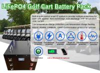 China Metal Case 36V 36AH Allied Lithium Batteries For Golf Carts / Marine for sale