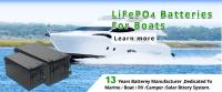 China 48V 100Ah LiFePO4 Battery Pack Deep Cycle Lithium Batteries For Marine Boat Outboards for sale