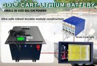 China 150A BMS LiFePO4 Golf Cart Battery 48V 100Ah 5120Wh Energy Rechargeable With LCD for sale