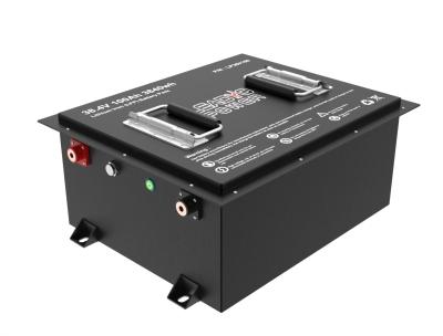 China 5000 Times 100Ah 36V LiFepo4 Golf Cart Battery Smart With LCD / Bluetooth for sale