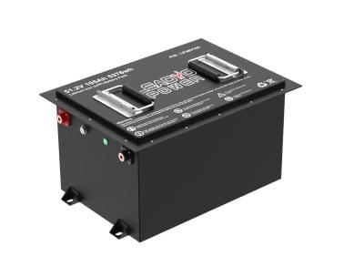 China 51.2V 105Ah Golf Carts LiFePO4 Battery integrated BMS 48v Lifepo4 Golf Cart Battery for sale
