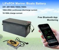 China With RS485 Smart LiFePO4 48V 51.2V 90Ah Epropulsion Electric Outboard Lithium Battery for sale