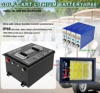 China Lithium Golf Cart 36V 38.4V 100Ah LiFePO4 LFP Battery Pack with LCD LED Display Charger for sale