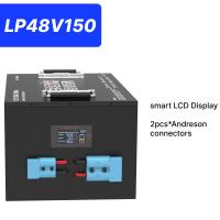 China 48V 150Ah 51.2V LiFePO4 Golf Cart Battery, 250A BMS, 4000+ Cycles Lithium Battery, Max 12.8kW Power for sale