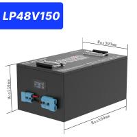 China 48V 150Ah 51.2V LiFePO4 Golf Cart Battery, 250A BMS, 4000+ Cycles Lithium Battery, Max 12.8kW Power for sale