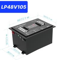 China 48V 105Ah 51.2V LiFePO4 Golf Cart Battery, 250A BMS, 4000+ Cycles Lithium Battery, Max 12.8kW Power for sale