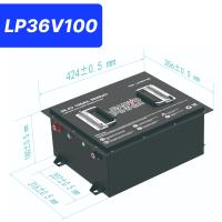 China 36V 100Ah 200Amp 36.8V Bluetooth LiFePO4 Lithium Golf Cart Battery with Round LCD ,5yrs Warranty for sale