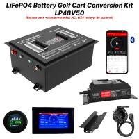 China 48V 50Ah 51.2V2 150Amp LiFePO4 Golf Cart Battery Conversion Kit ,5yrs Warranty for sale