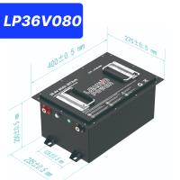 China 36V 80Ah 150Amp (36.8V) Bluetooth LiFePO4 Lithium Golf Cart Battery w/h LCD Display & Bluetooth for sale