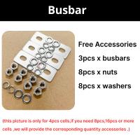 China DIY LiFePO4 3.2V 105Ah Prismatic Cells Assembly Kit w/ Busbar for 12V 24V 36V 48V for sale