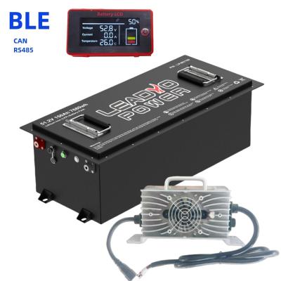 China Smart 48V 150Ah Lithium LiFePO4 Battery Pack for Electric Cargo Rickshaw Tuk-Tuk Tricycle for sale