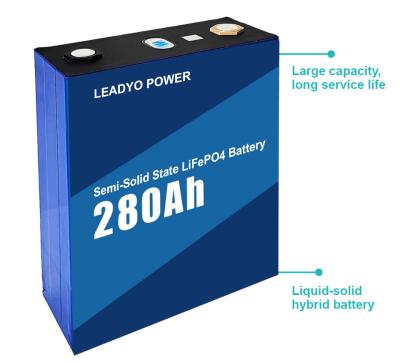 China LiFePO4 Semi-Solid State 3.2V 280Ah Lithium Priamatic Batteries Cell for sale