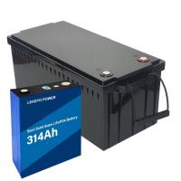 China Semi Solid State SSS 12.8V 314Ah LiFePO4 Battery Pack 12V 200AMP BMS LFP Batteries for sale