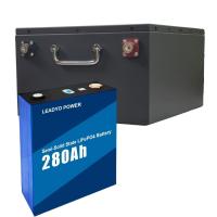 China 12v 280Ah Lifepo4 High-Safety Hybrid Semi-Solid State 12.8V 200Amp BMS Lifepo4 Battery Pack for sale