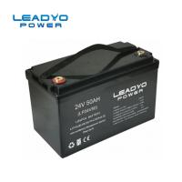 China Smart LiFePO4 Floor Cleaning Machine Battery 24V 50Ah Light Weight for sale