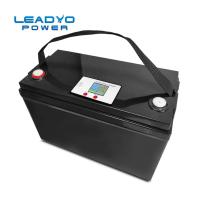China LEADYO 12V 100ah Lithium Iron Phosphate Battery Lifepo4 Smart LCD Display for sale