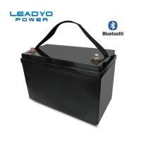 China LEADYO 12V 100Ah Rechargeable Battery Lifepo4 Battery Pack 5000 Times Long Life Cycle for sale