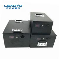 China UN38.3 CE MSDS 48V 100Ah Lithium Golf Cart Battery Pack With Metal Case for sale