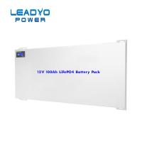 China Lifepo4 100ah Slim Lithium Battery 12V 65mm Thickness For Camper RV Marine for sale