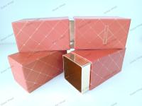 China Recyclable Rectangular Cosmetic Paper Tube Orange For Gift for sale