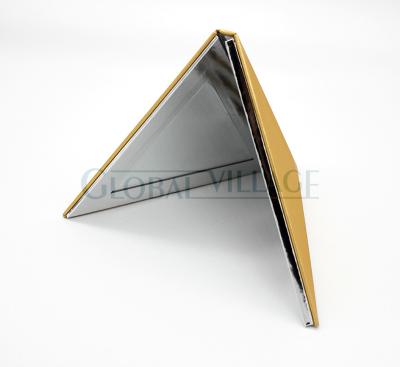 China Empty Cardboard Triangle Eyeshadow Palette C2S Paper Customized Color For Makeup for sale