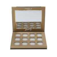 China Magnetic Closure Empty Eyeshadow Palette Box Cardboard 12 Colors 27mm for sale