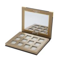 China Magnetic Closure Empty Eyeshadow Palette Box Cardboard 12 Colors 27mm for sale