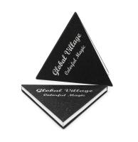 China Eco Friendly Triangle Eyeshadow Palette Special Shaped With Magnetic Closure for sale