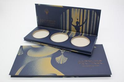 China Paper Empty Small Magnetic Makeup Palette Laminated With Sleeve for sale
