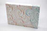 China Multicolor Empty Eyeshadow Palette Oil proof Paper Eyeshadow Makeup Case for sale