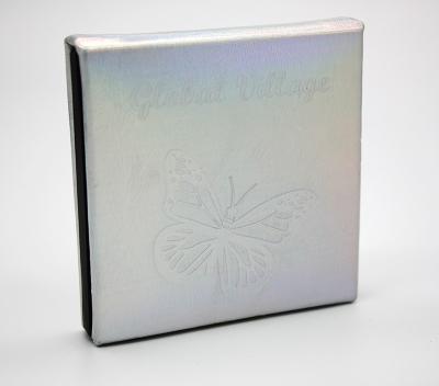 China Customized Face Blush Palette / Makeup Empty Palette C2S Paper With Leather for sale