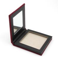 China Pink Printing Empty Blush Palette Square Customized Single Blush Pans for sale